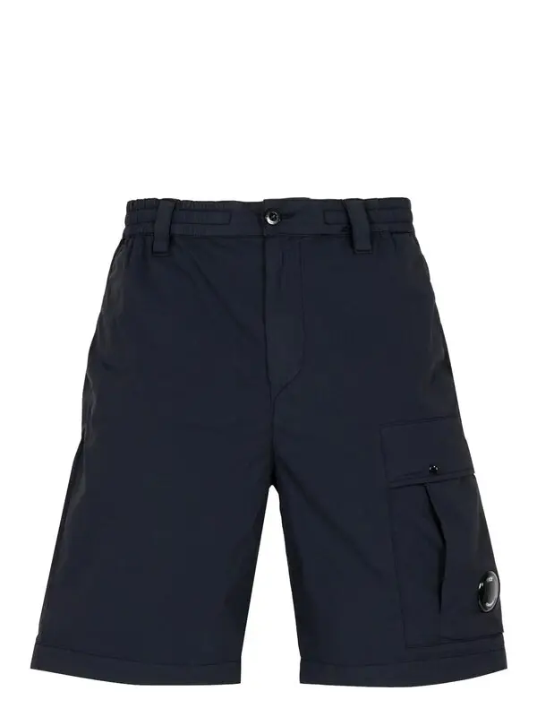 C.P. COMPANY Cotton Shorts - Blue