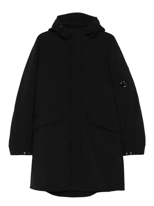 C.P. COMPANY Hooded Regular Fit Parka - Black