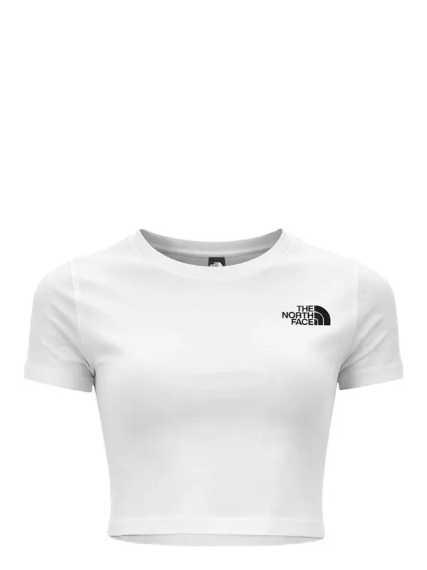 The North Face Cropped T-shirt - White