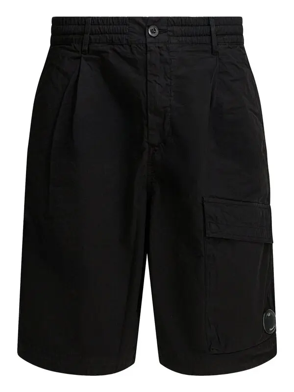 C.P. COMPANY Micro-reps Cargo Shorts - Black
