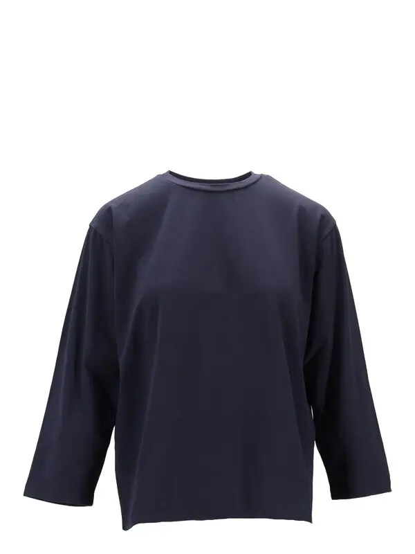 LA ROSE Long Sleeve T-shirt - Blu