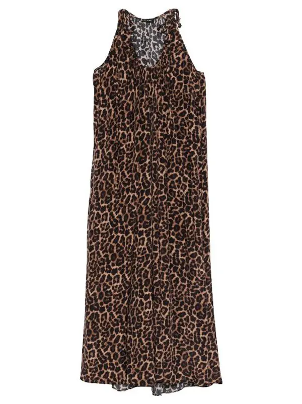 ANINE BING Flora Dress - Leopard