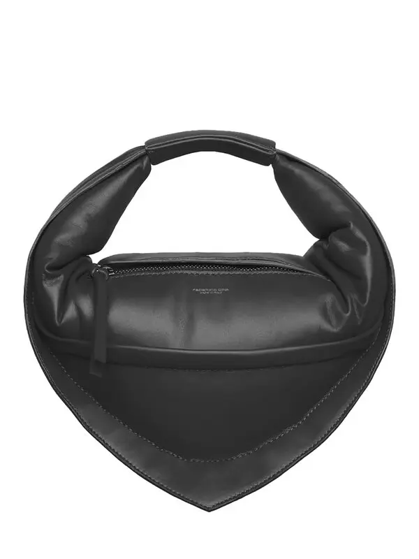 FEDERICO CINA Midi Tortellino Tote Bag - Black