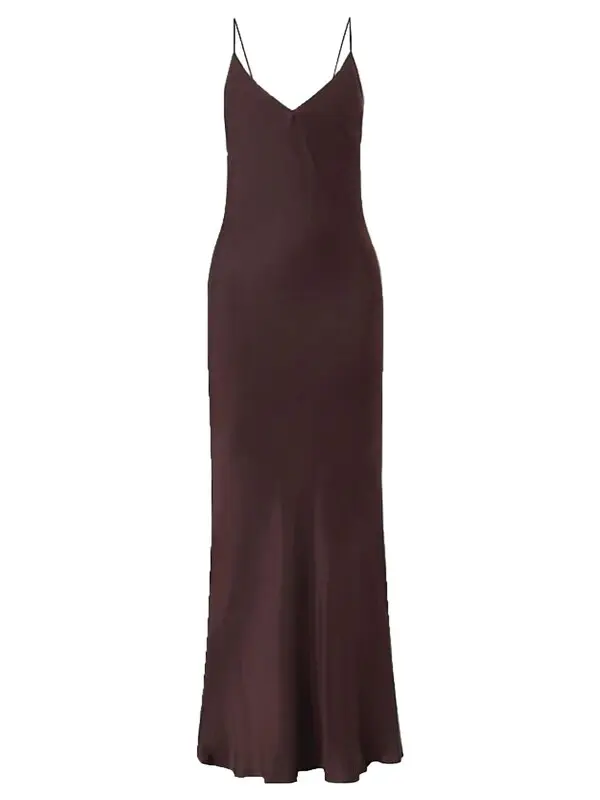 ANINE BING Laurel Dress - Dark Brown