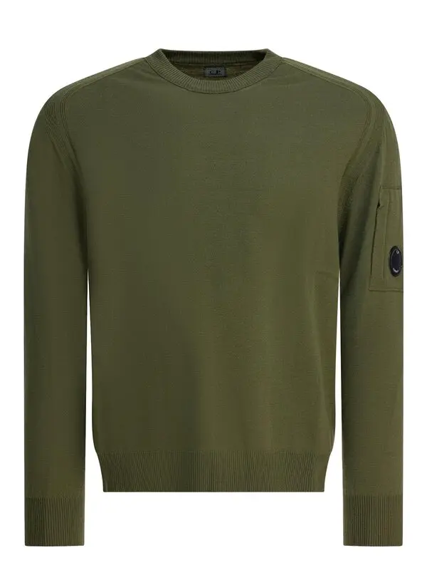 C.P. COMPANY Wool Crewneck Sweater - Green