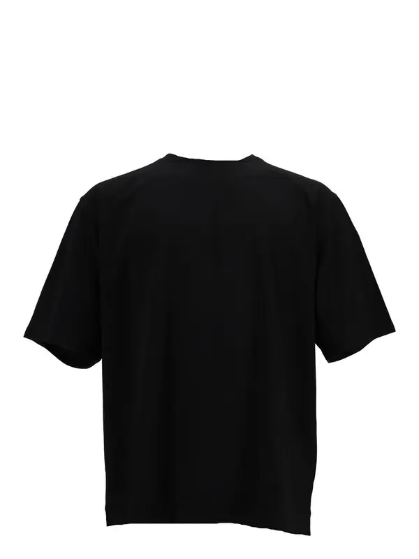 LA ROSE T Shirt Uomo Mezza Manica - Nero