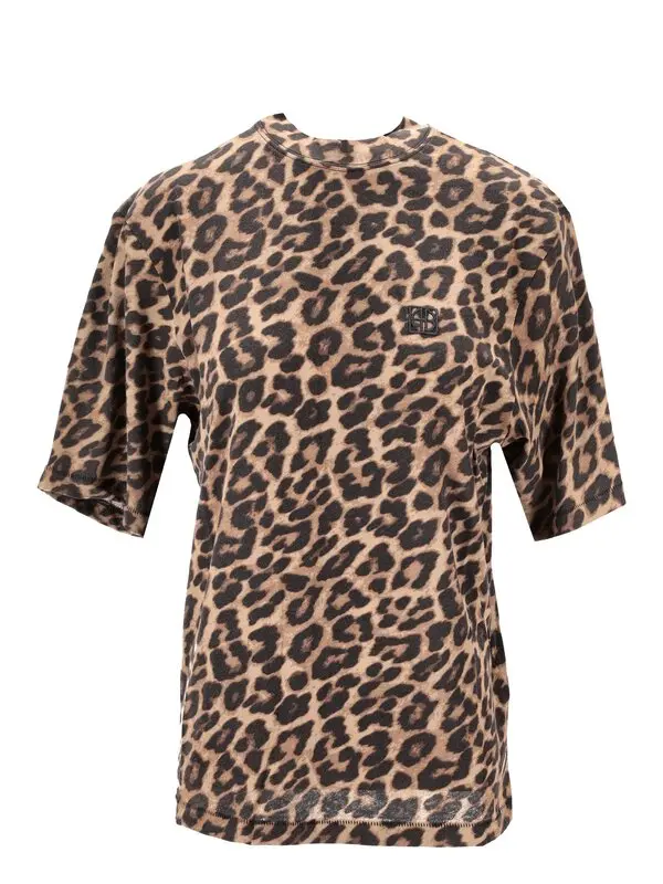 ANINE BING Avi Tee - Leopard
