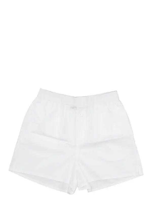 LA ROSE Cotton Shorts - White