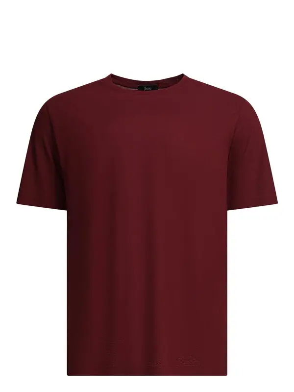 Herno Crew Neck T Shirt - Red