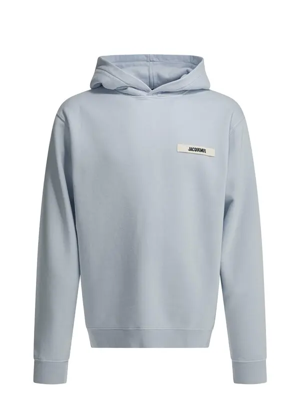 Jacquemus Gros Grain Hoodie - Light Blue