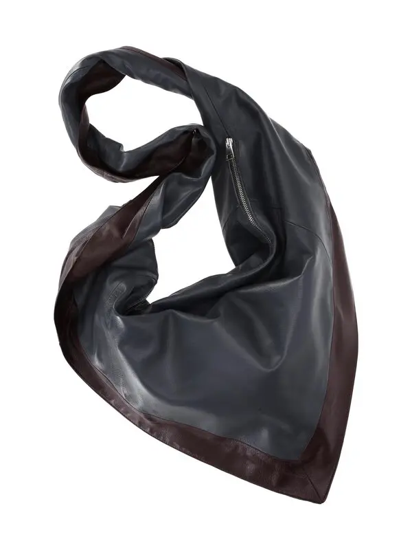 LA ROSE Scarf Bandana Bag - Grey