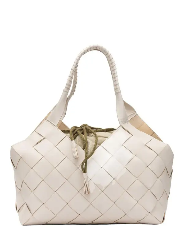 Dragon Diffusion Castello Medium Shoulder Bag - White