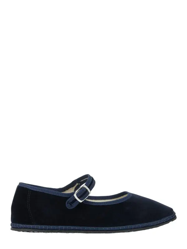 VIBI VENEZIA Velvet Ballerinas - Blue