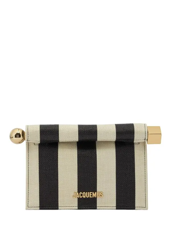 Jacquemus Rond Carré Clutch - Black