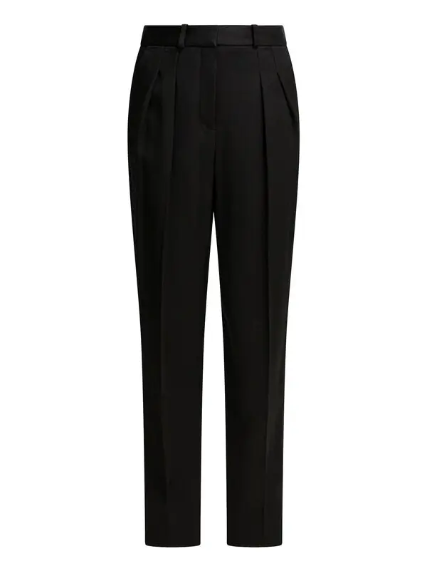Loulou De Saison Pleated Tailored Trousers - Black