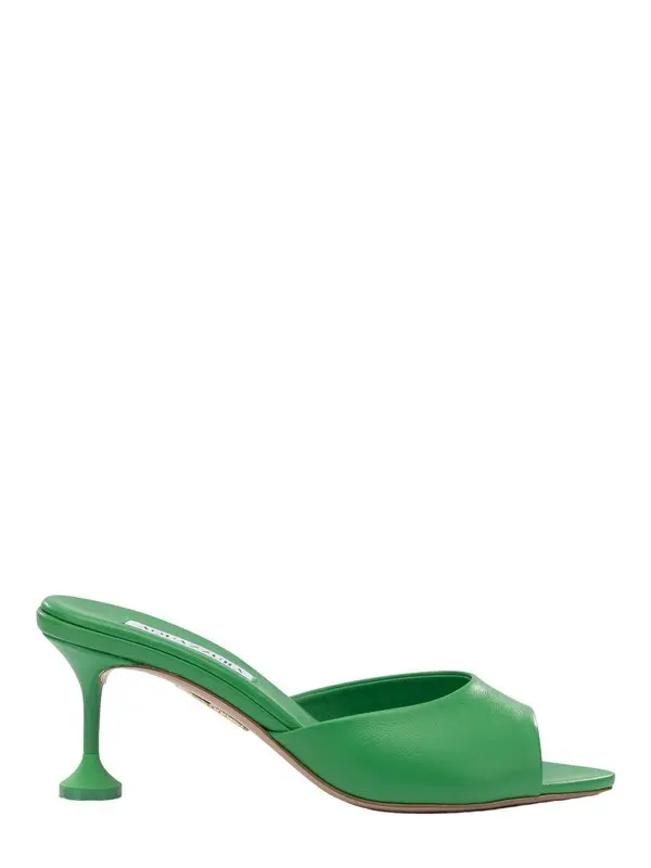 AQUAZZURA Bisous 65mm Mule - Green