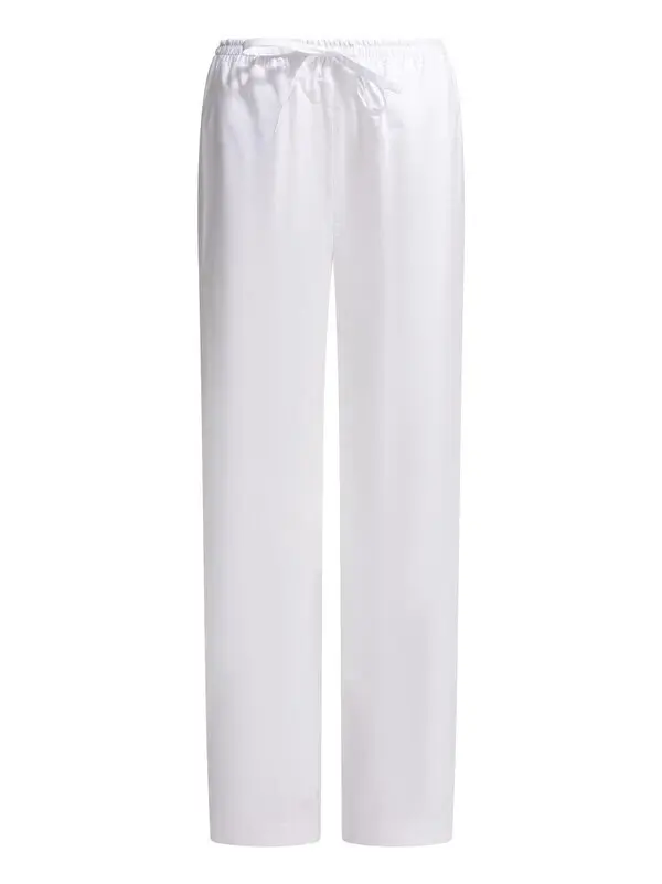 Loulou De Saison Wide Leg Trousers - White