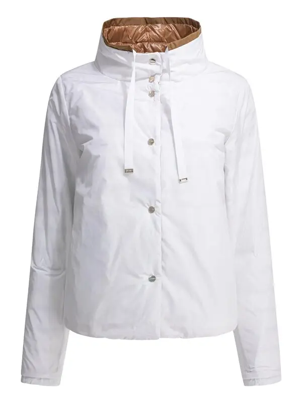 Herno Reversible Short Down Jacket - White