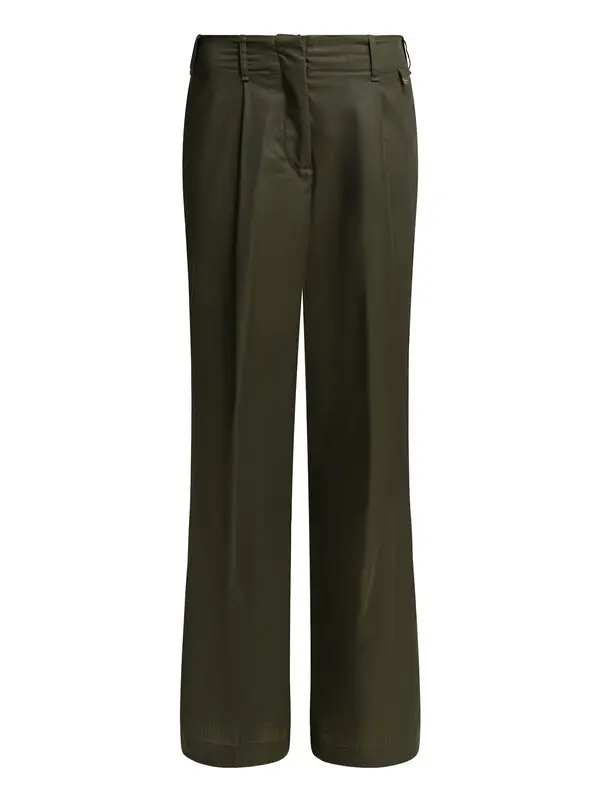 Herno Tailored Wool Pants - Green