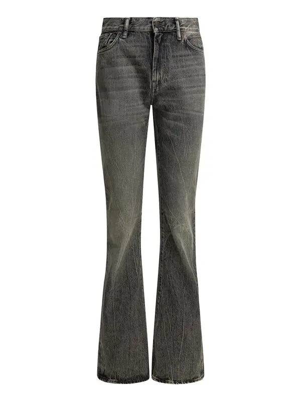 Acne Studios 2025 F Gothik Flared Jeans - Black