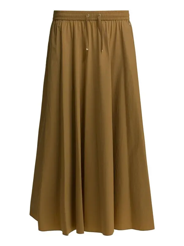 Herno A-line Midi Skirt - Brown