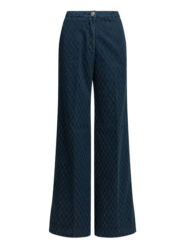 SHAFT JEANS Wide-leg Jeans - Blue