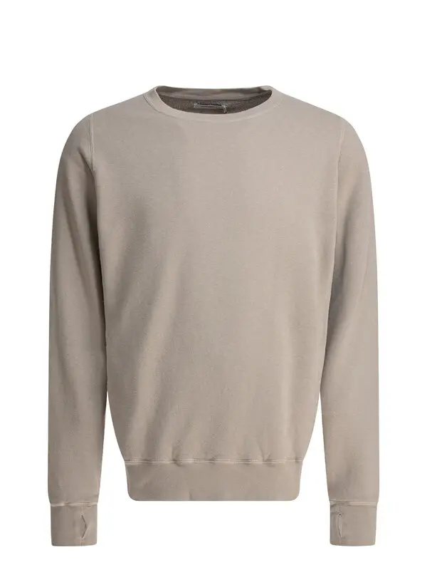 NONNATIVE Cotton Crewneck Sweatshirt - Beige