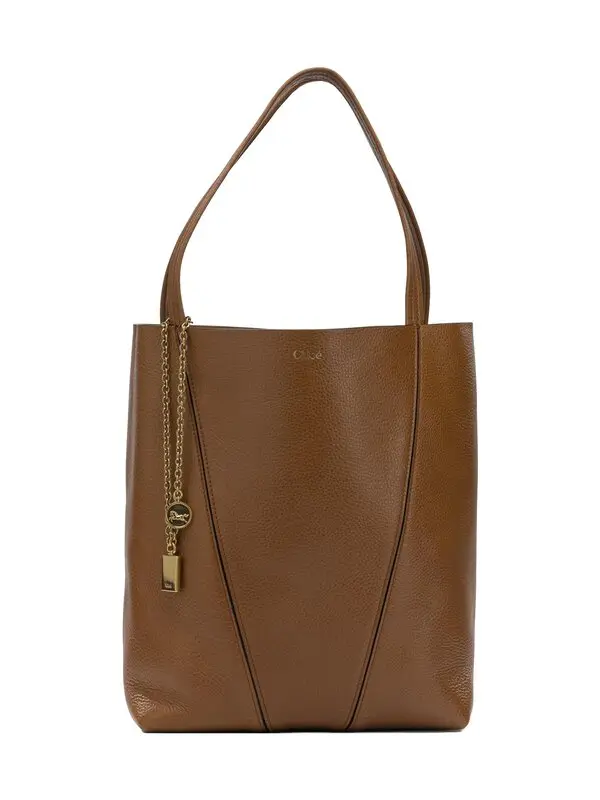 Chloé Spin Small Shoulder Bag - Brown