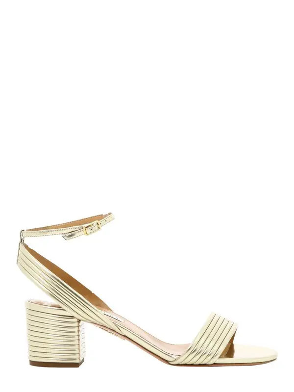 AQUAZZURA Sundance 50 Mm Heeled Sandals - Gold
