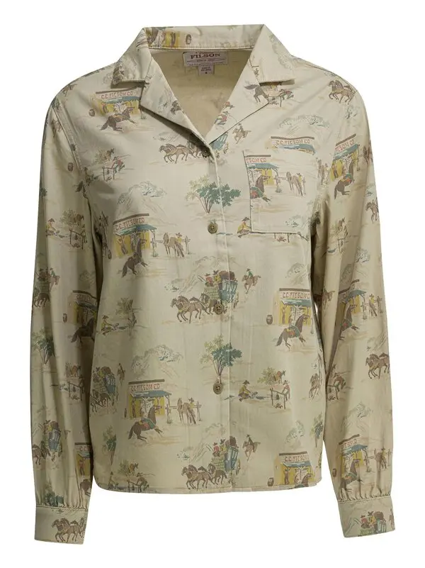 Filson Twill Camp Casual Shirt - Green