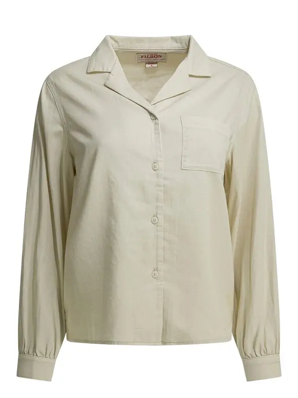 Filson Twill Camp Shirt - White