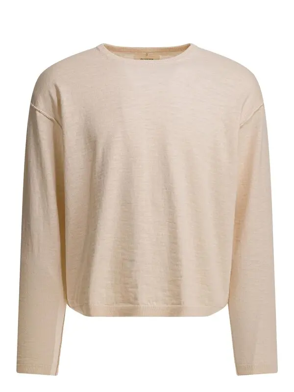 MFPEN Companion Round Neck Sweater - White