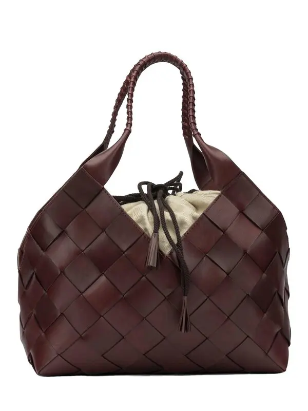 Dragon Diffusion Castello Medium Shoulder Bag - Bordeaux