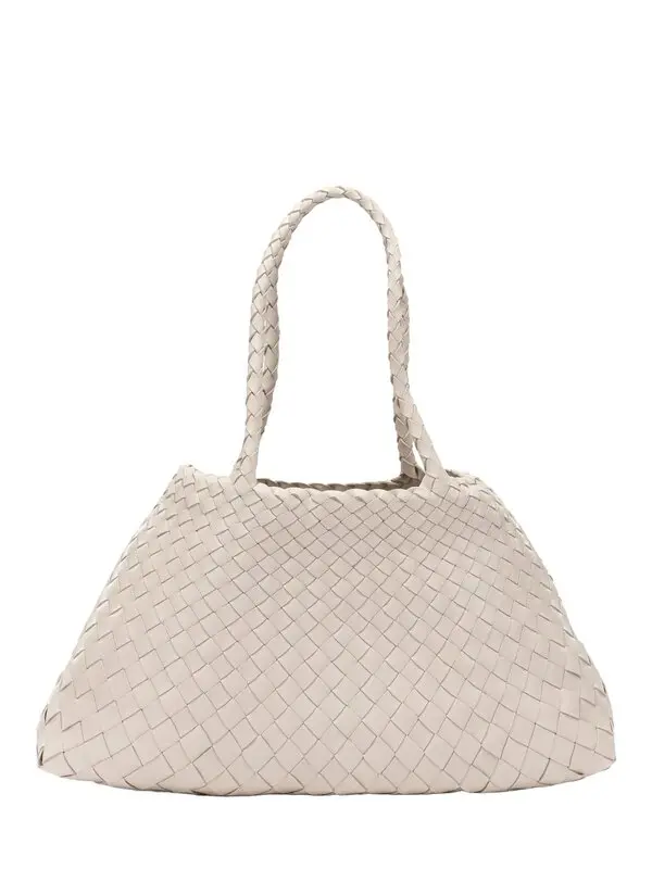 Dragon Diffusion Large Santa Croce Handbag - White
