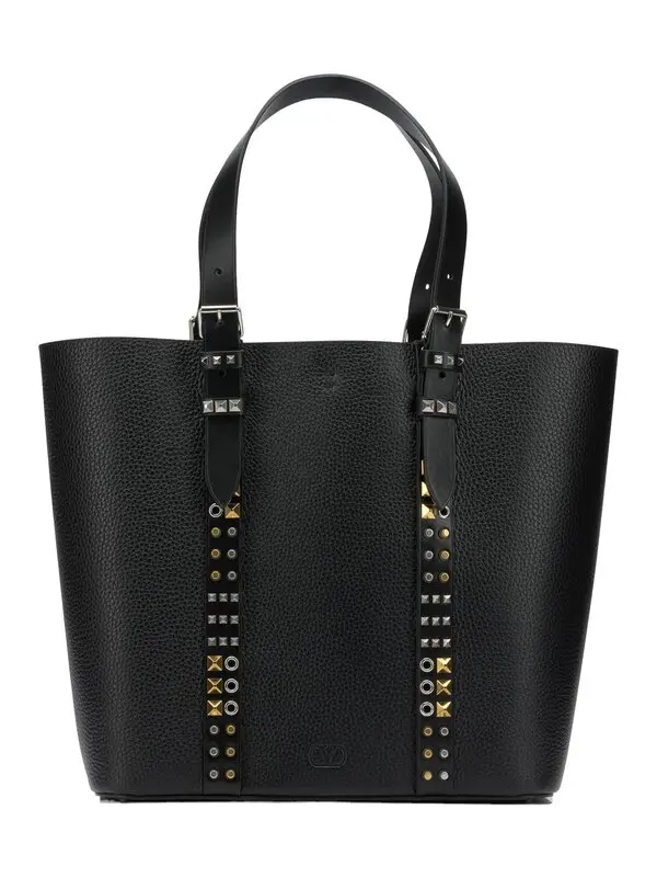 Valentino Garavani Medium Rockstud Handbag - Black