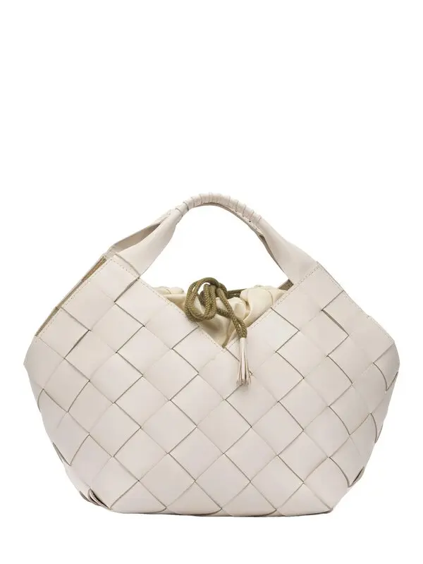 Dragon Diffusion Botteghe Small Handbag - White