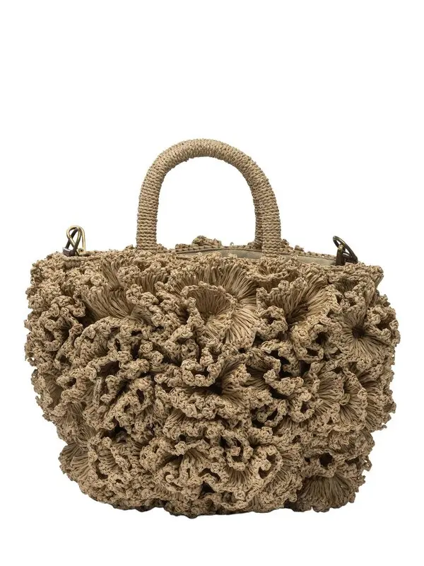 IBELIV Raffia Handbag - Beige
