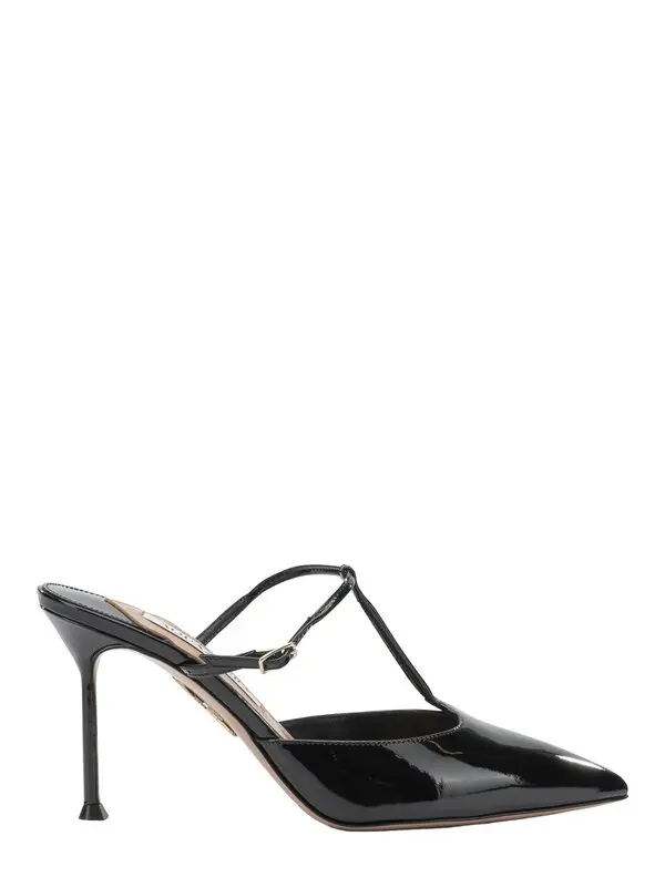 AQUAZZURA Sorbonne 85mm Mules - Black