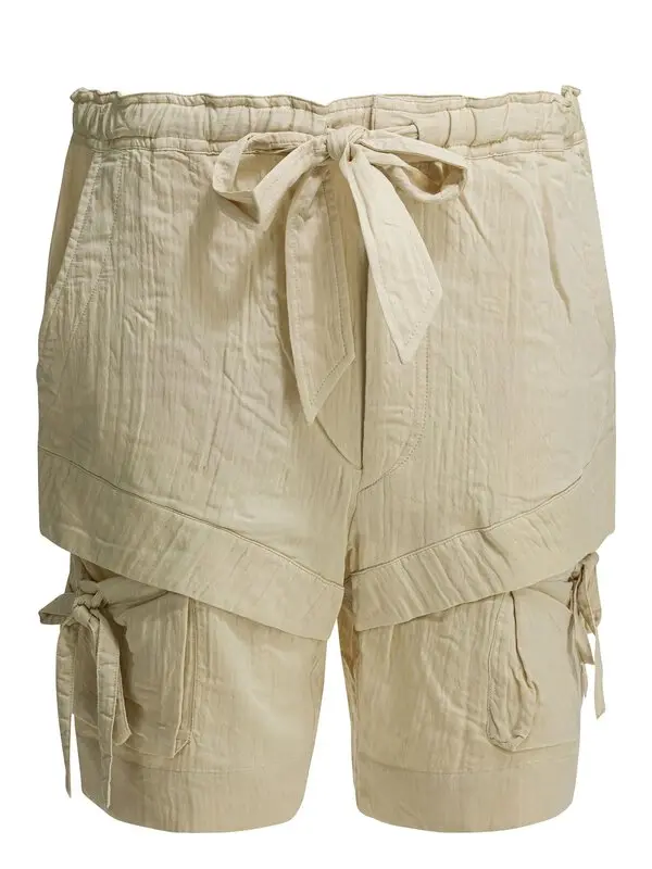 MARANT ETOILE Bermia Cargo Shorts - Beige