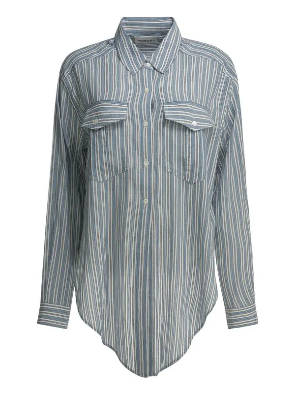 MARANT ETOILE Nath Shirt - Blue