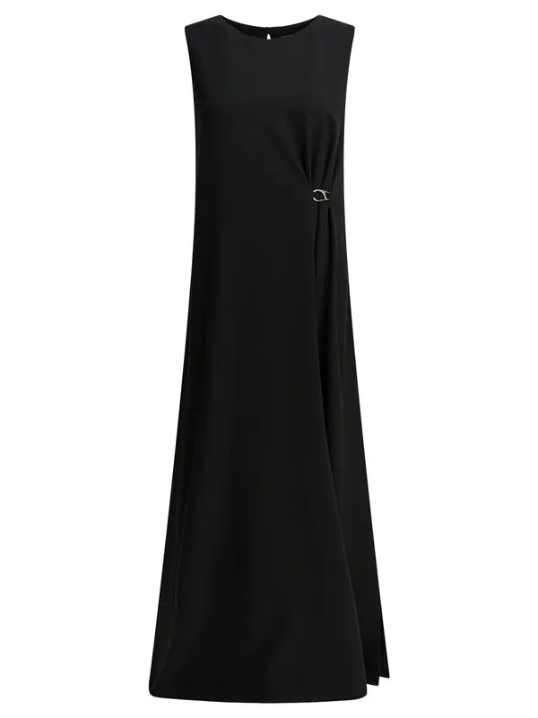 Herno Sleeveless Long Dress - Black