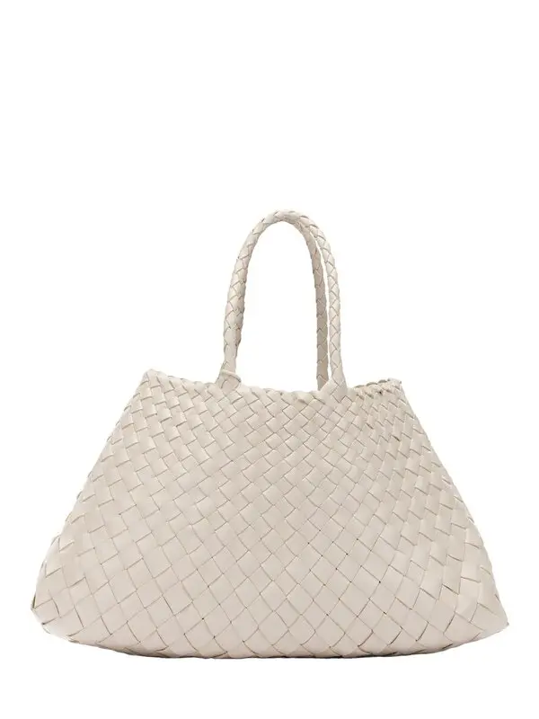 Dragon Diffusion Santa Croce Medium Handbag - White
