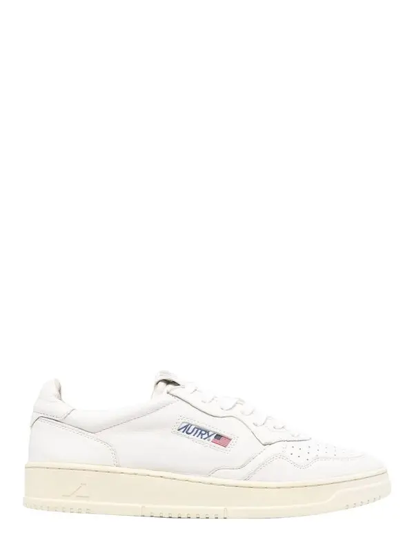 AUTRY Medialist Low Leather Sneakers - White