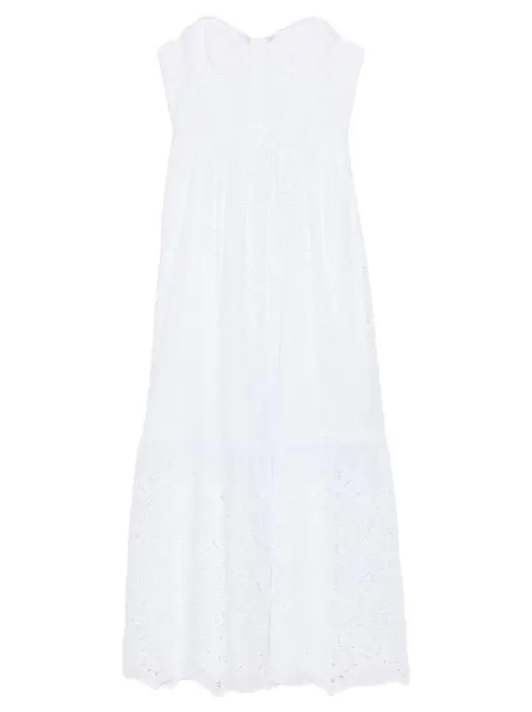 ERMANNO FIRENZE Cotton Maxi Dress - White
