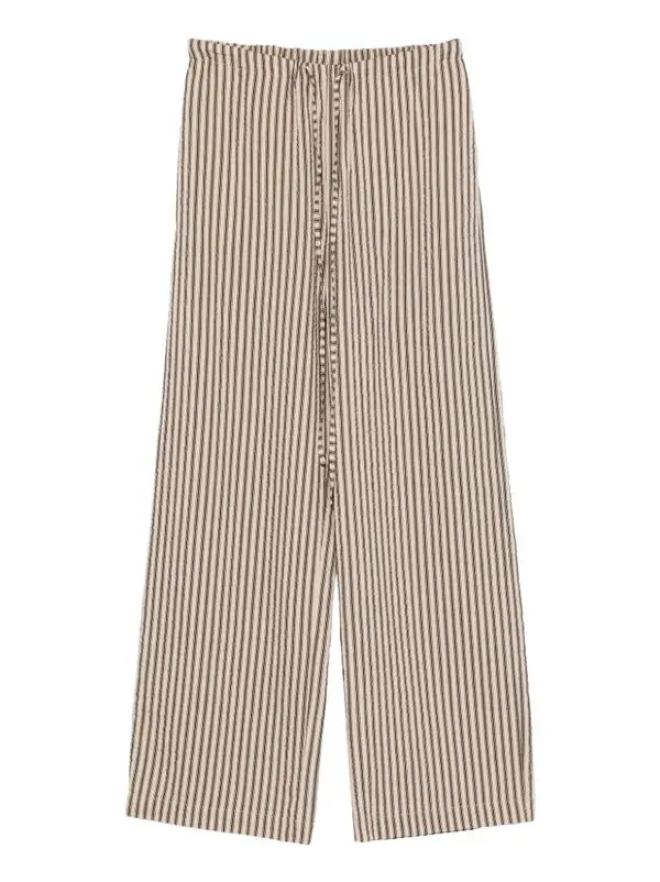 ALYSI Cotton-blend Pants - Beige