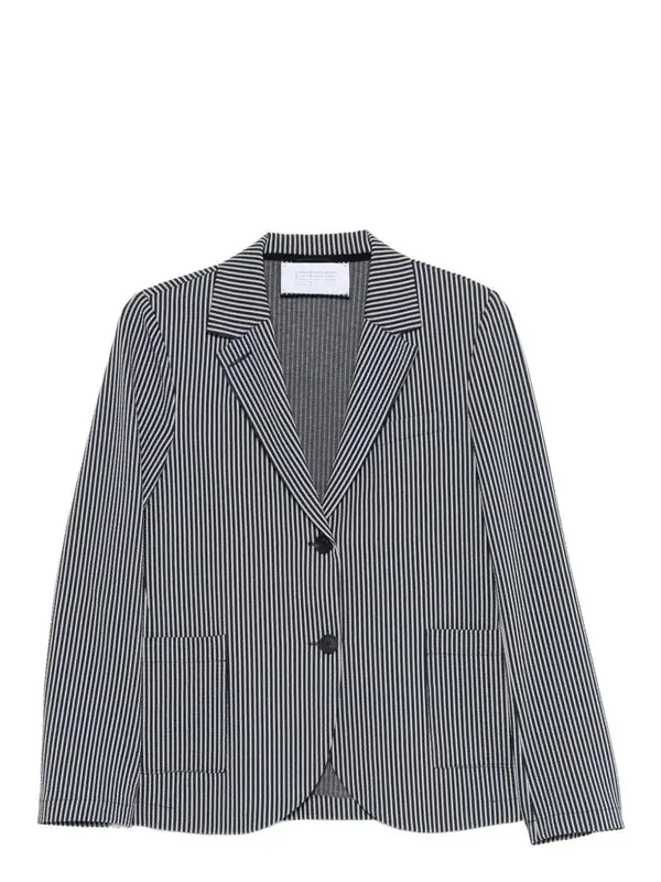 Harris Wharf London Cotton Blend Blazer - Blue