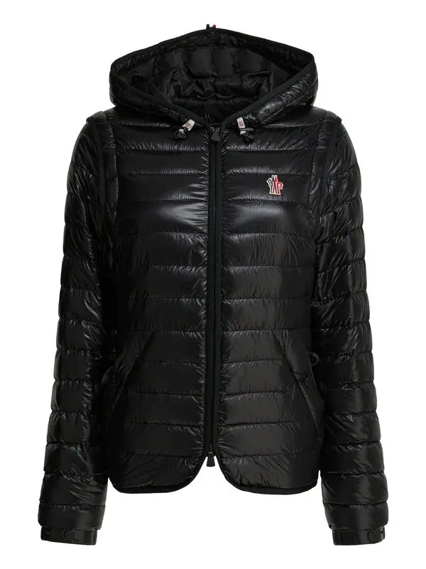 Moncler Karura 2-in-1 Short Down Jacket - Black