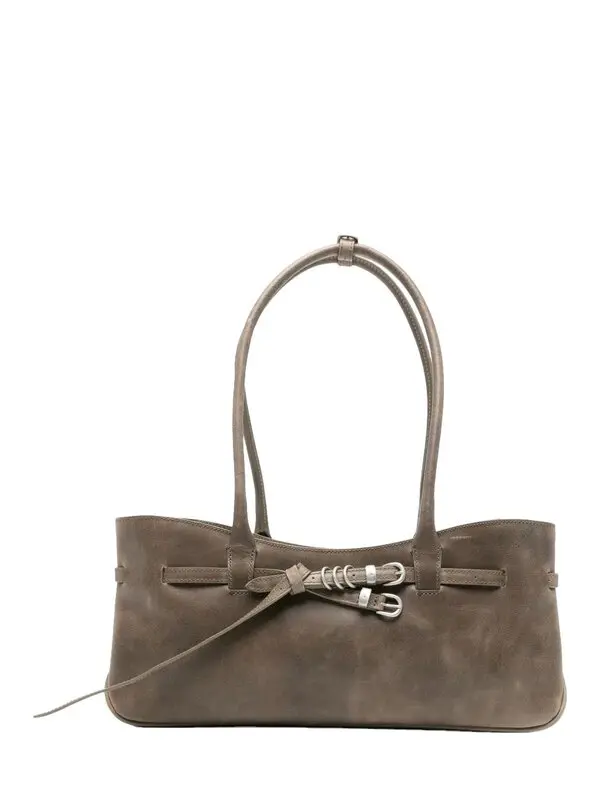 MARGESHERWOOD Grandma Leather Shoulder Bag - Brown