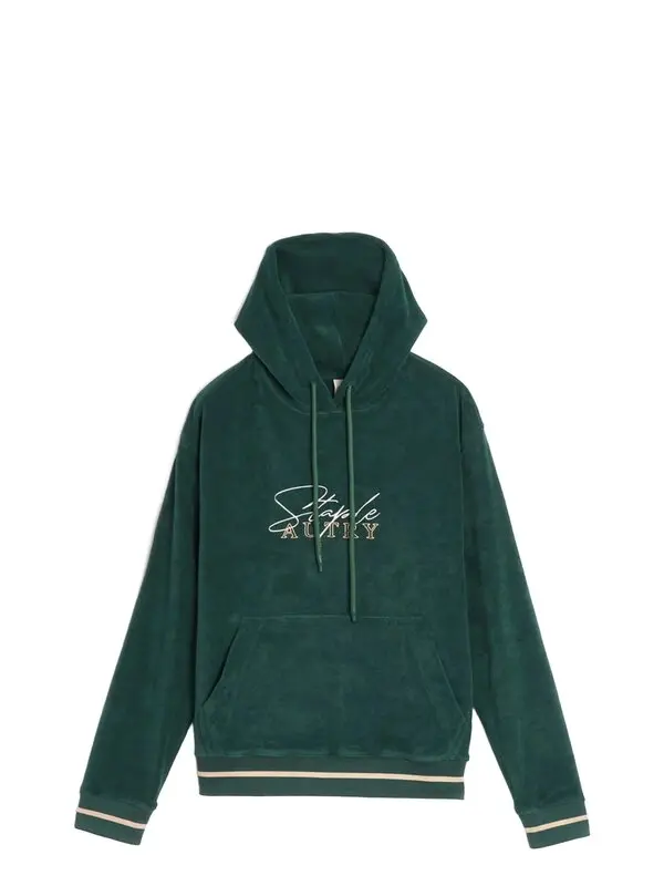AUTRY Hooded Chenille Pullover - Green