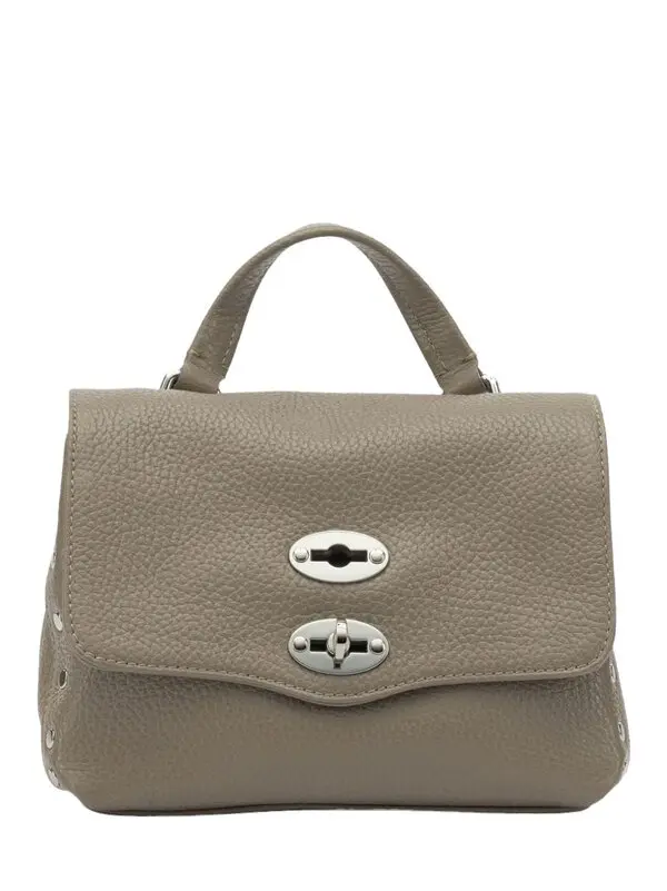 ZANELLATO Postina Daily Giorno Baby Leather Handbag - Grey